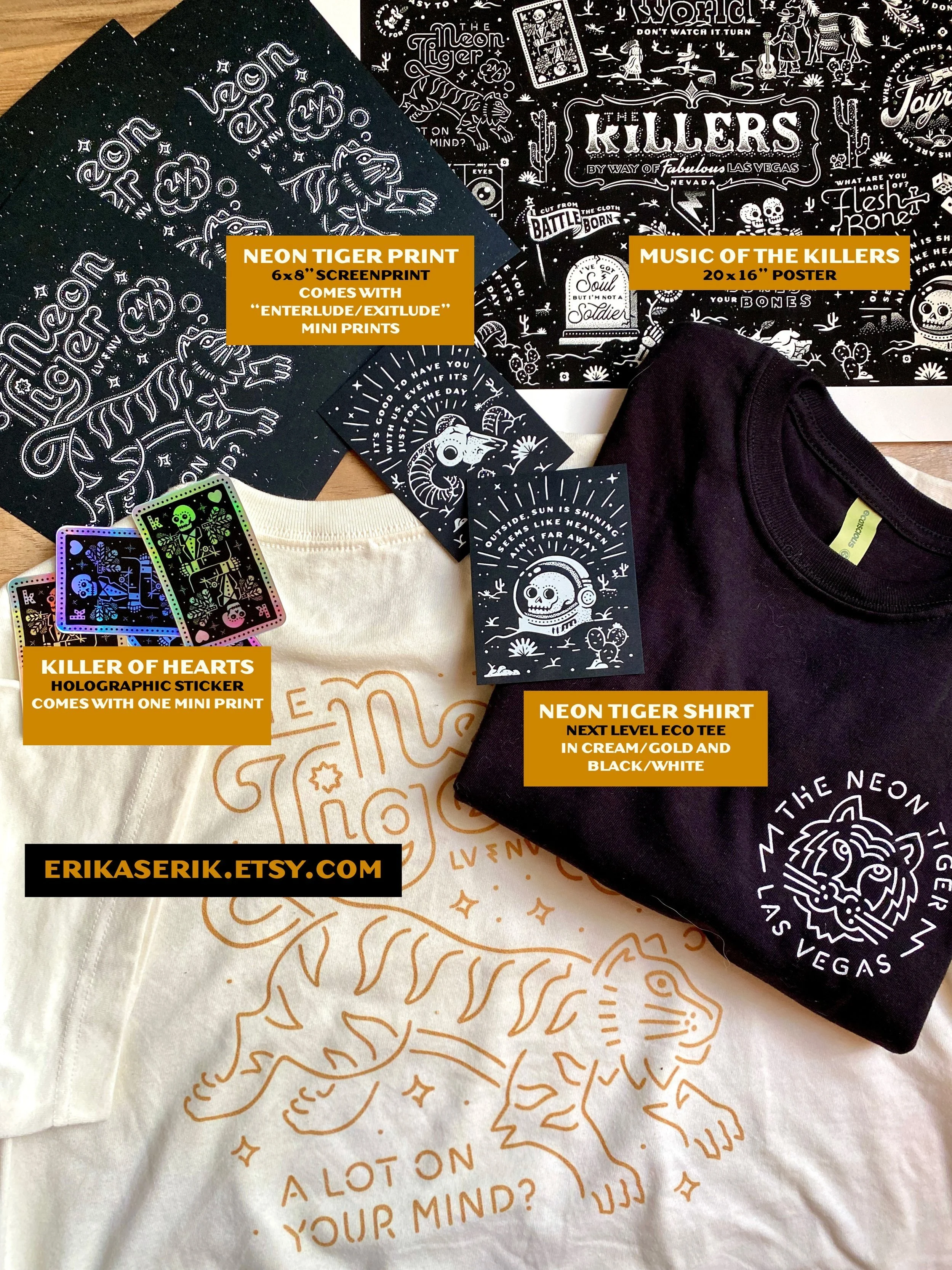 The Music of The Killers — Erikas Design & Illustration