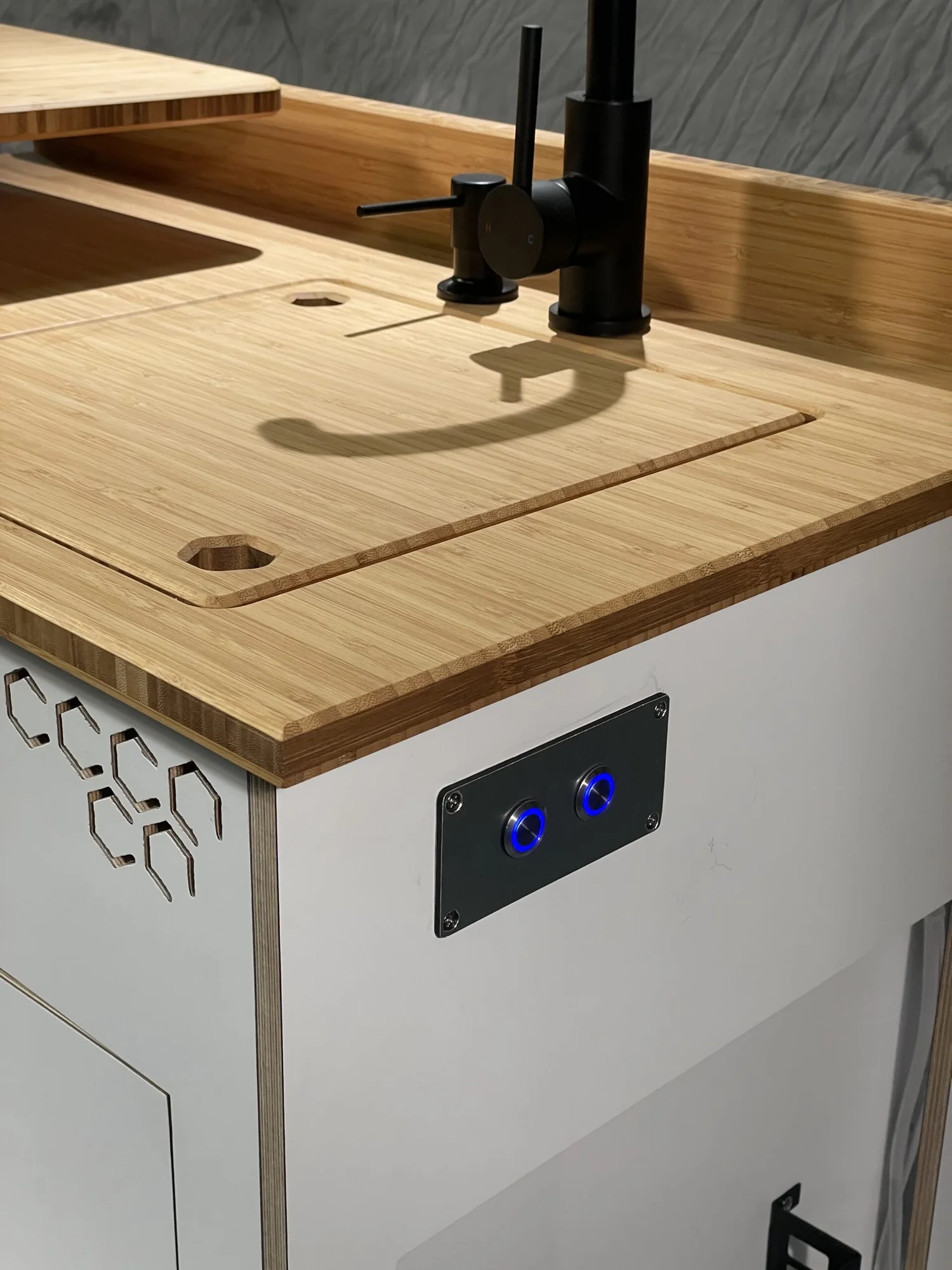 22 Gallon interior water tank cabinet — The Vanlife Collective