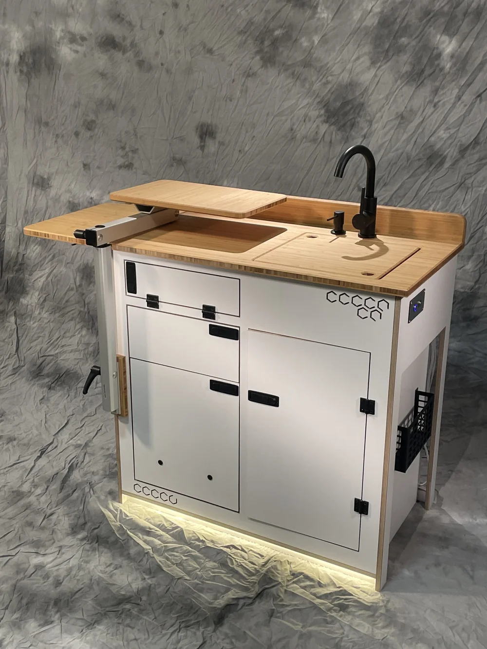 22 Gallon interior water tank cabinet — The Vanlife Collective