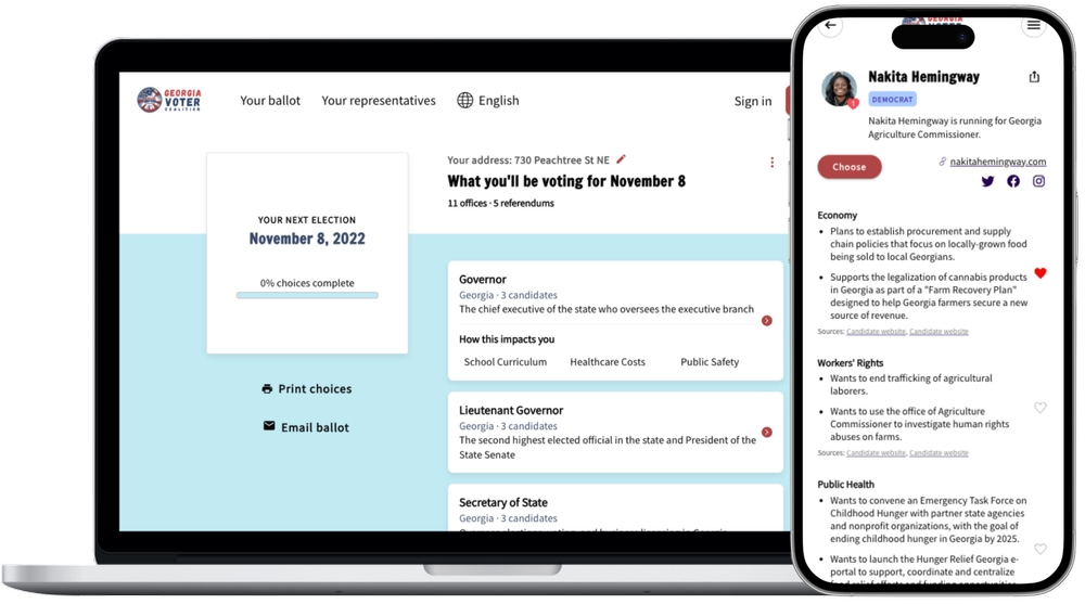Ballot Builder – Nonpartisan Voter Guides