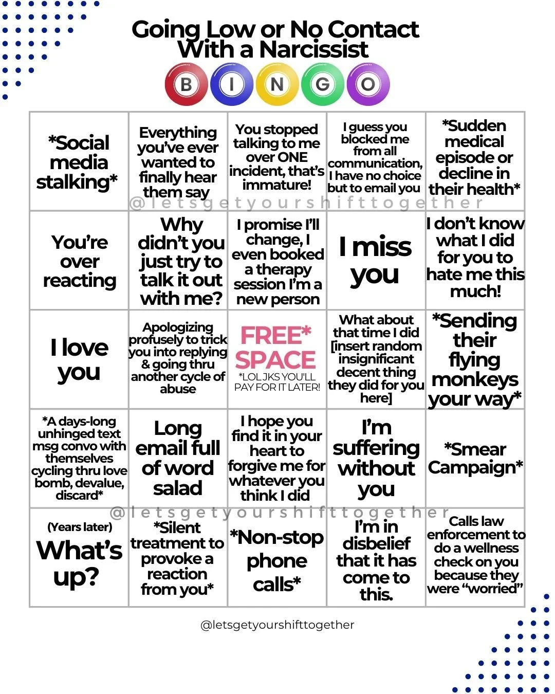 Narcissistic Abuse Recovery - Let's Get Your Shift Together