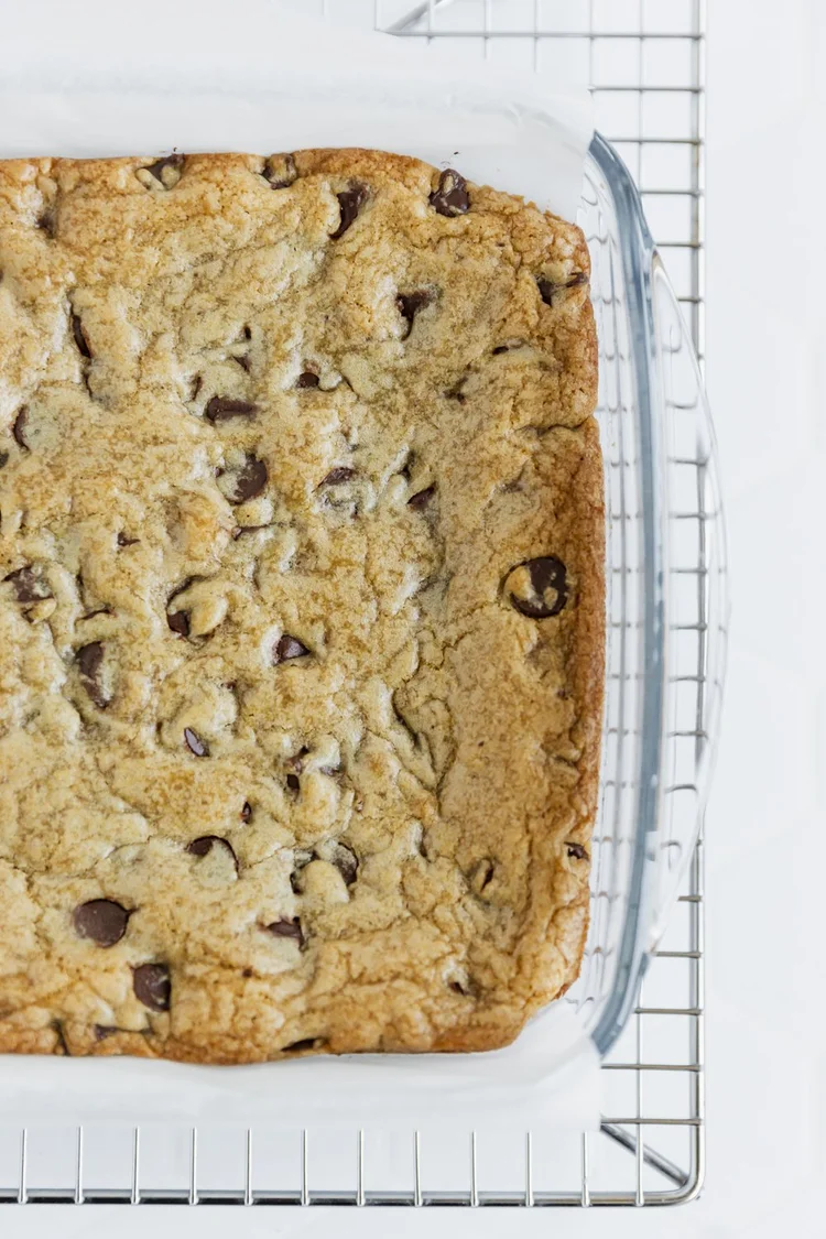 Chocolate Chip Cookie Bars — The Mod Daisy