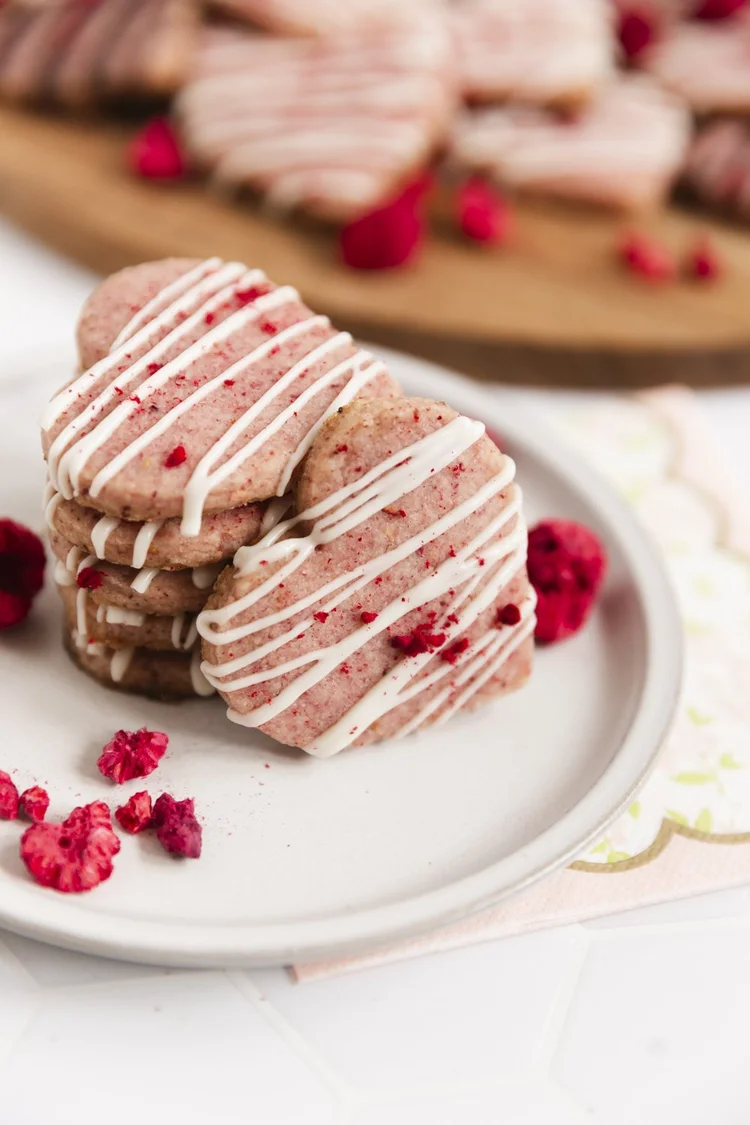Raspberry Shortbread Cookies — THE MOD DAISY
