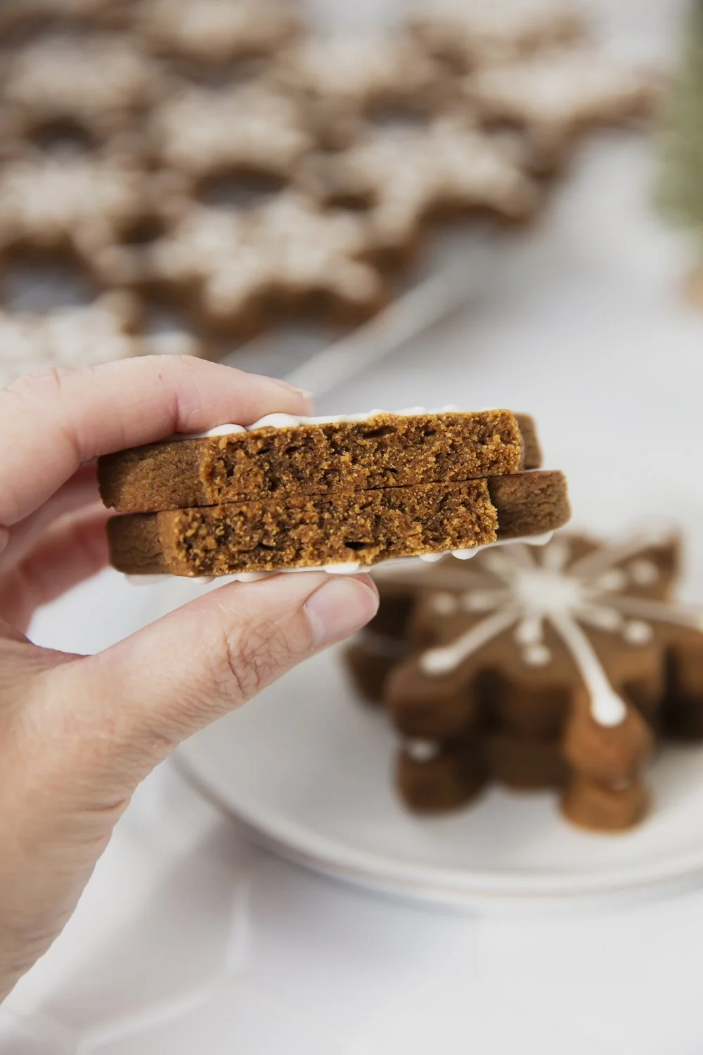 Soft Gingerbread Cookies with Royal Icing — THE MOD DAISY