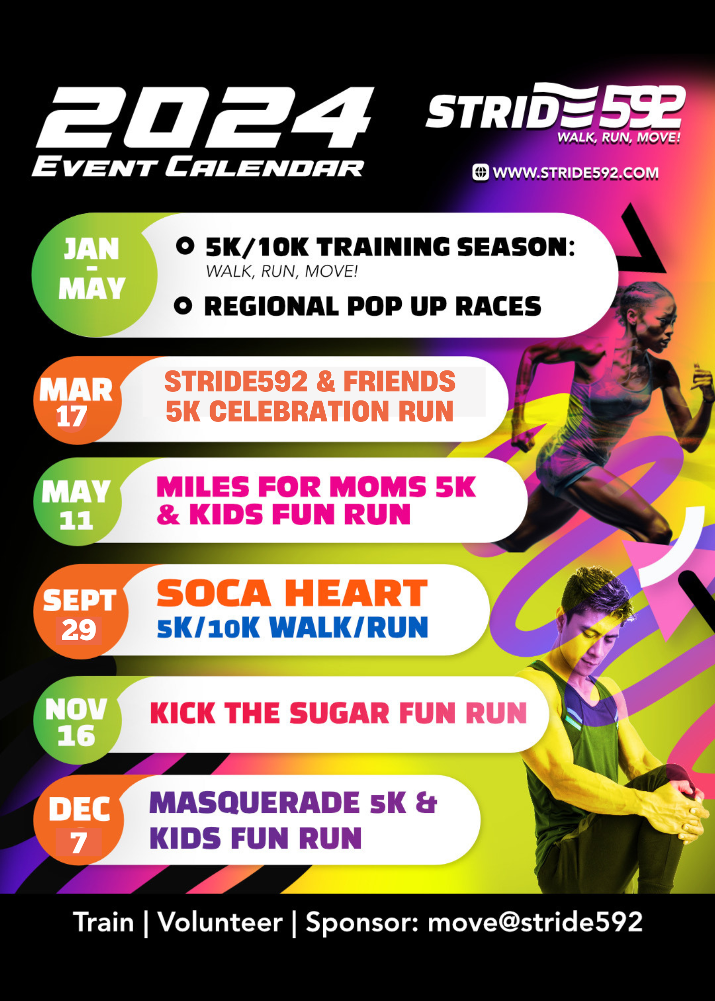 Events Calendar — STRIDE592