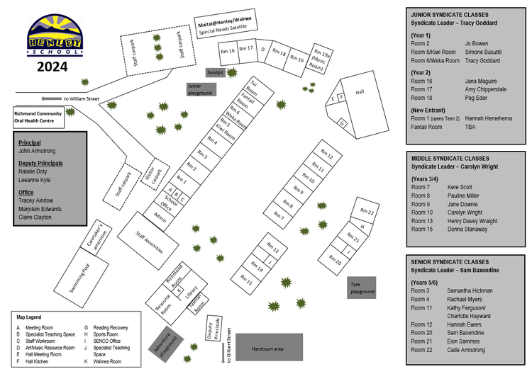 School Map — Henley School