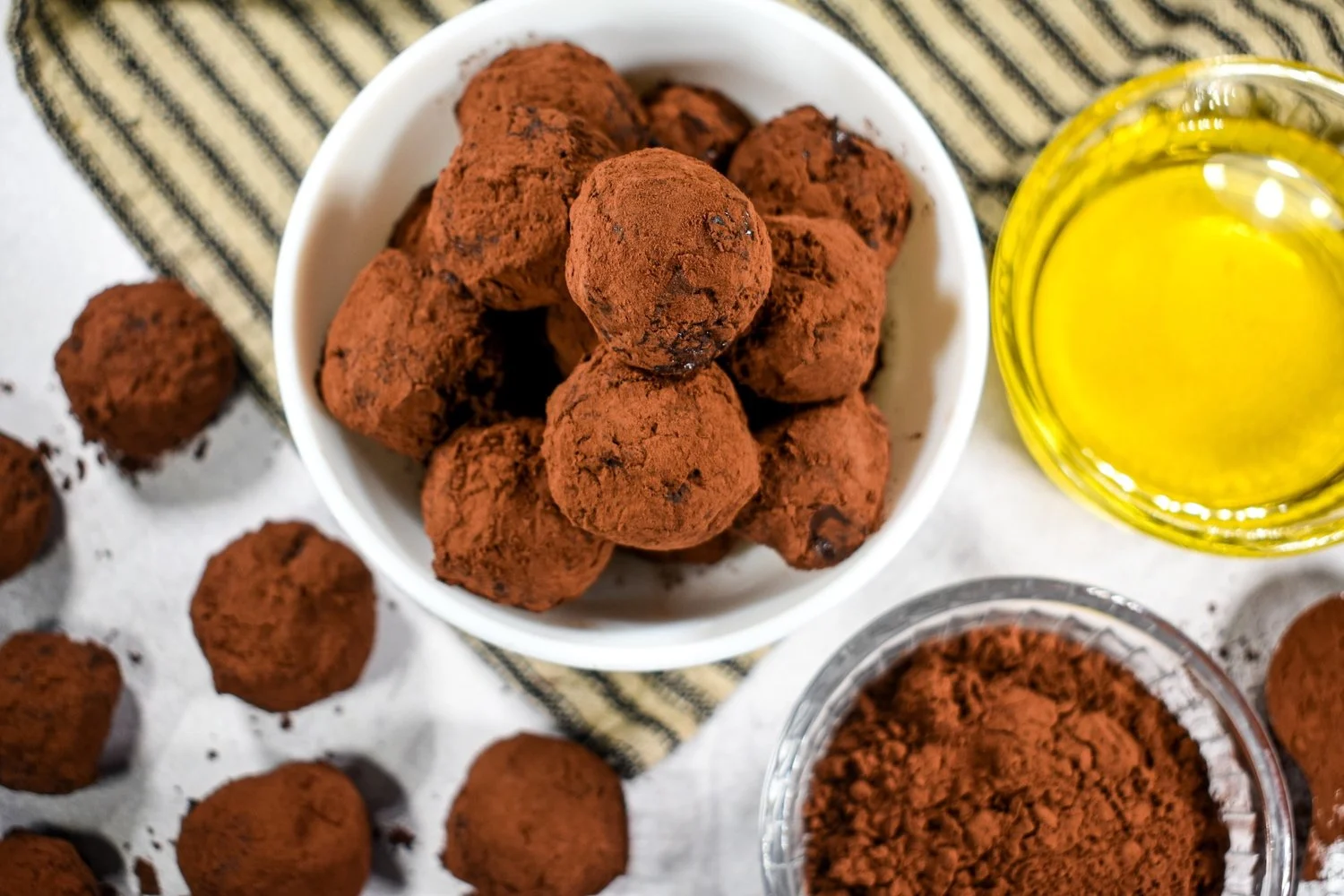 Dark Chocolate and Olive Oil Ganache Recipe | The Olive Oil Professor