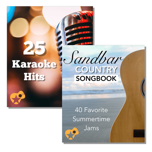 25 Karaoke Hits Songbook for Beginner Guitar — Country Song Teacher Shop