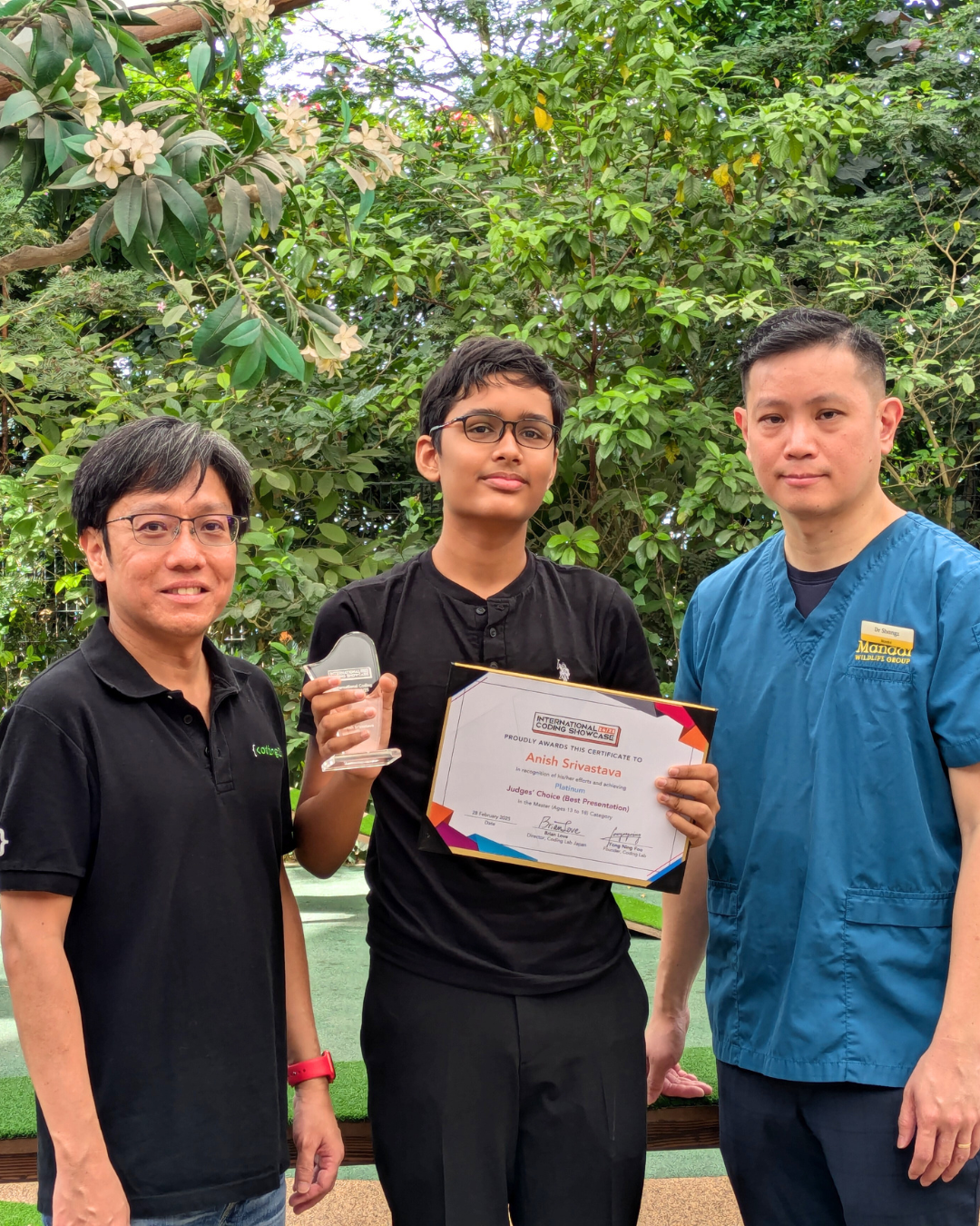 #CodingLabStudents: Anish Srivastava, ICS 2024/25 Platinum and Best Presentation Award Winner ...