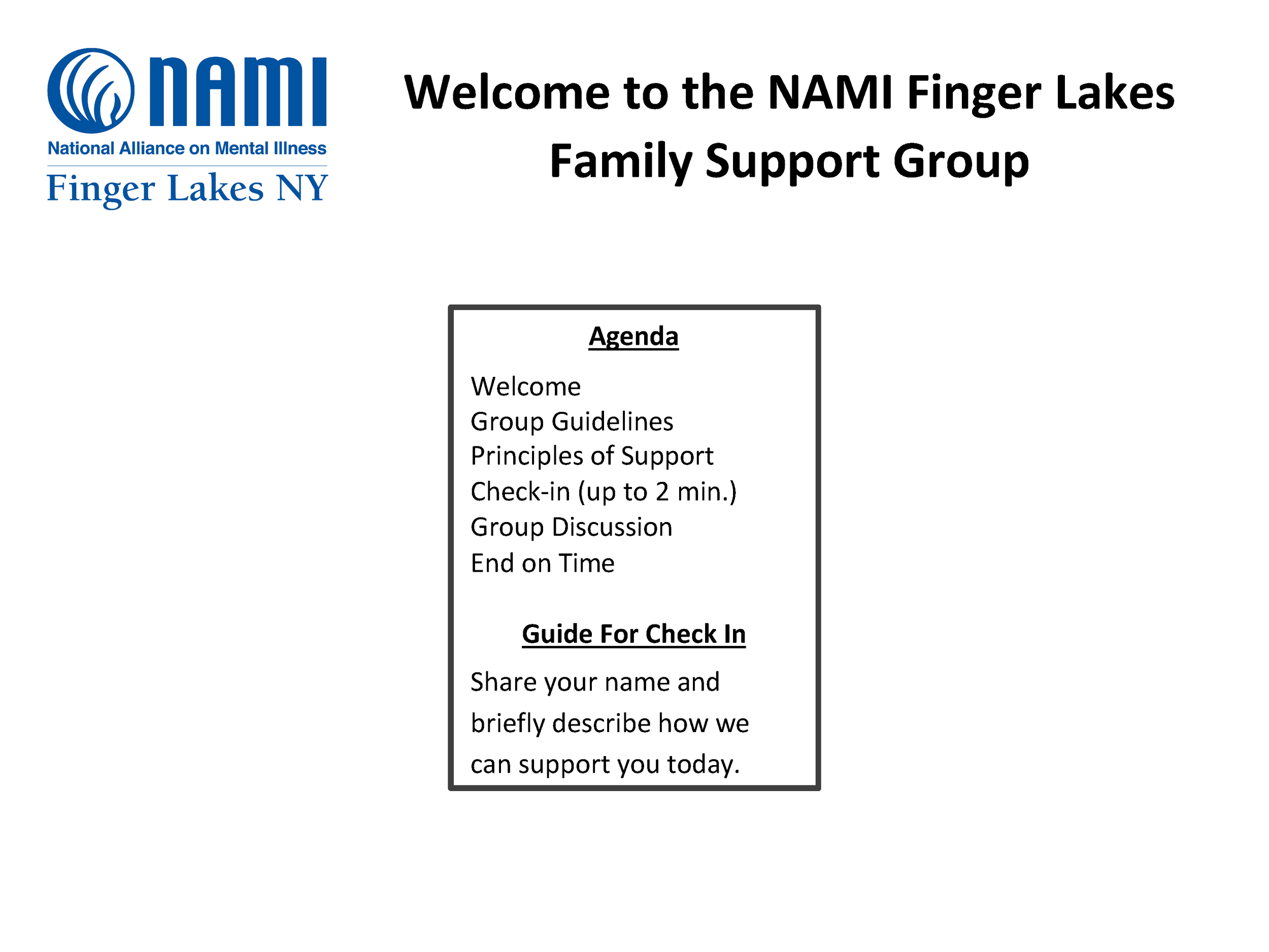 Support Groups — NAMI