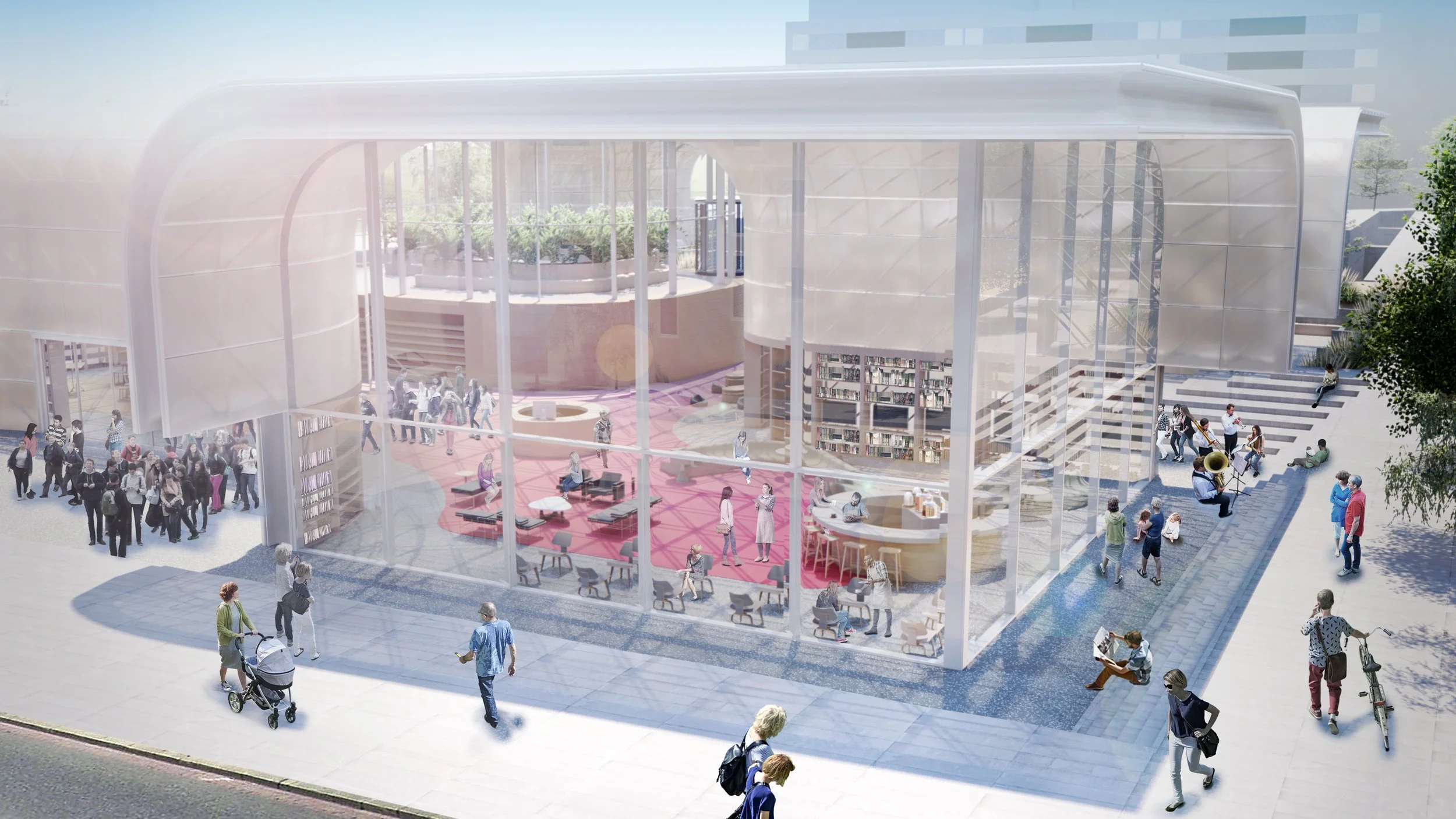 Madrid Library — Kellogg Architects Inc