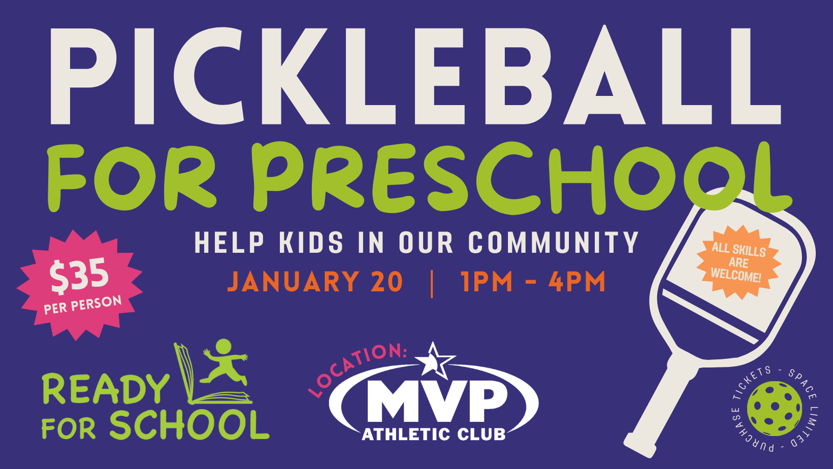 Pickleball for Preschool — Ready For School