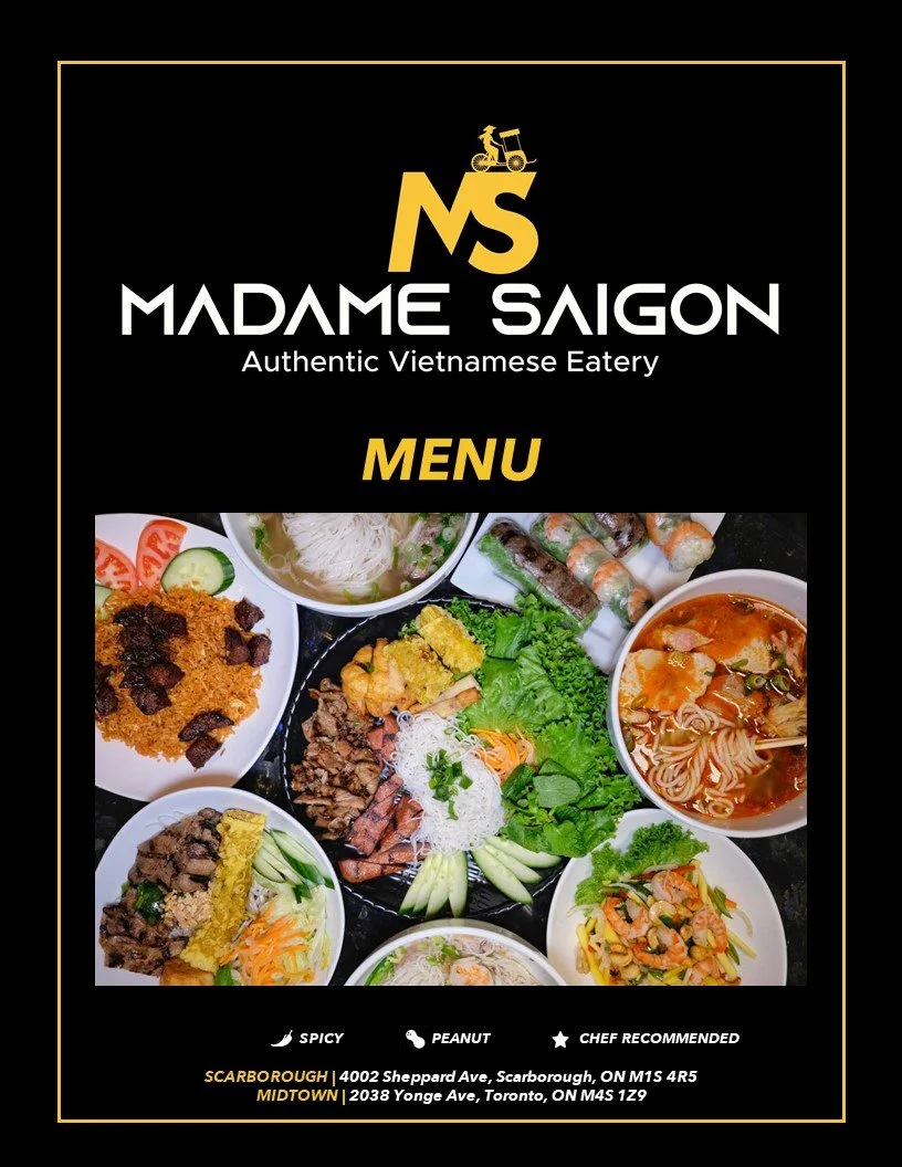 Menu 1 — Madame Saigon