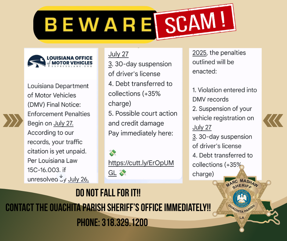 News Feed — Ouachita Parish Sheriff's Office