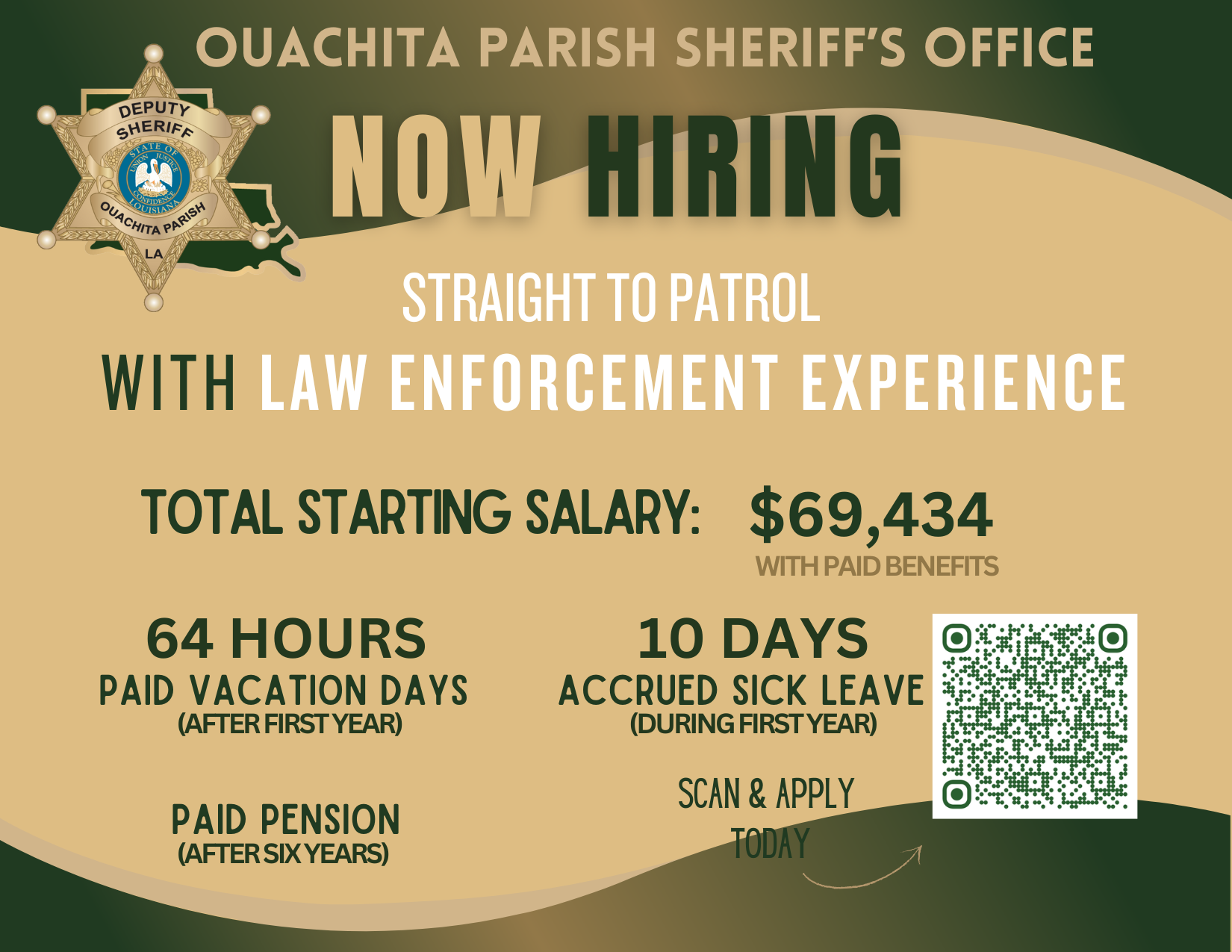 Career Opportunities — Ouachita Parish Sheriff's Office