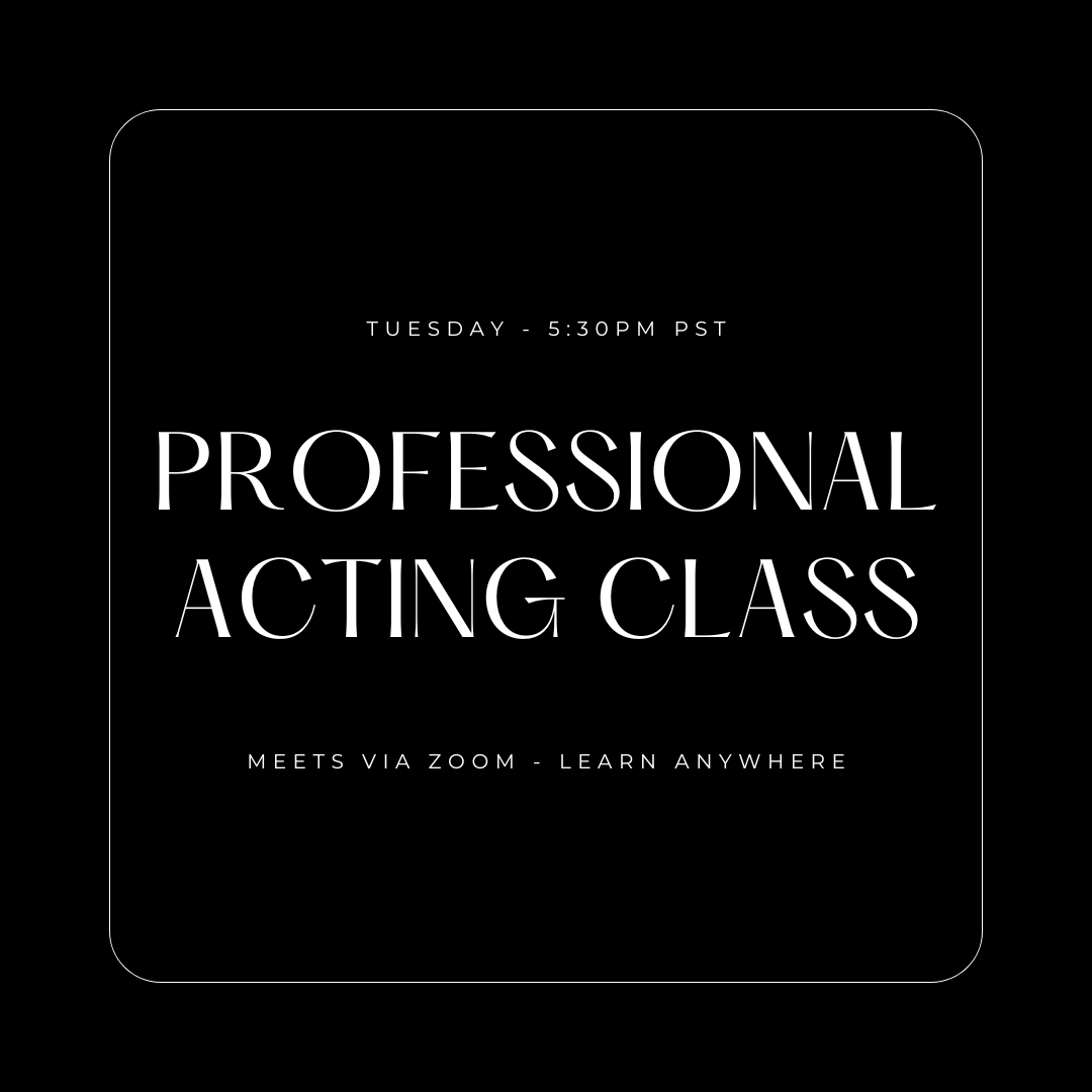 Online Adult Acting Classes — Respect For Acting