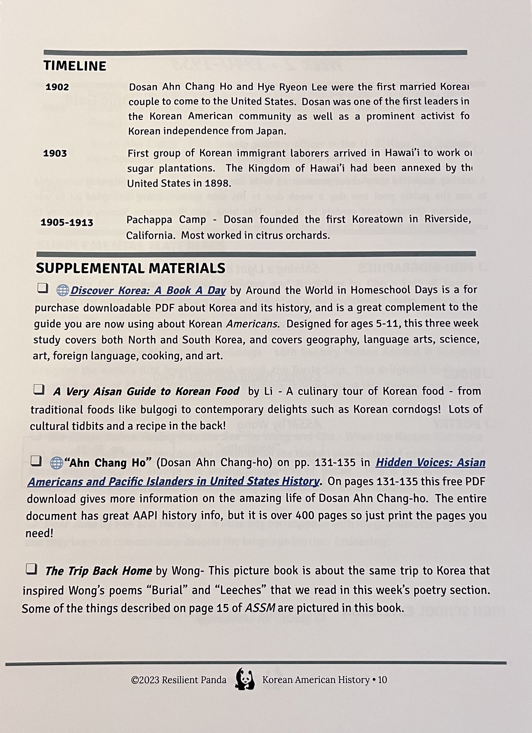 Store — RESILIENT PANDA -Discovering Asian American History with Kids