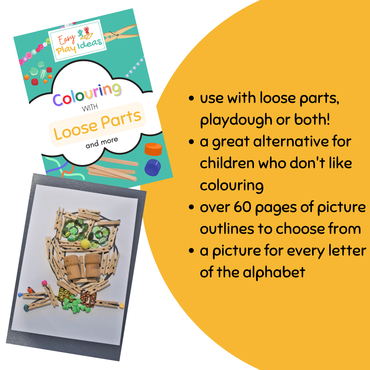 Loose Parts Challenges Printable Resource — Easy Play Ideas for Kids