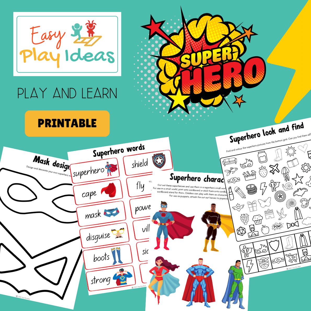 Minibeasts Small World Printable Resource — Easy Play Ideas for Kids