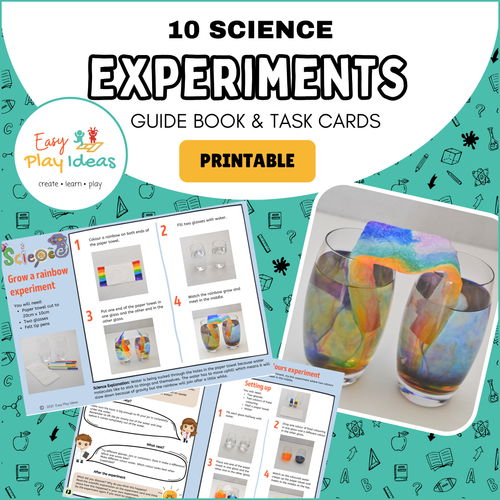 4 Easy Water Science Experiments for Kids to do Themselves
