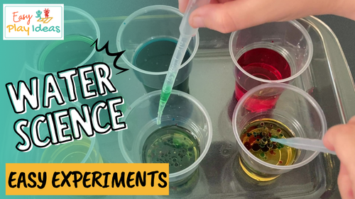 4 Easy Water Science Experiments for Kids to do Themselves — Easy Play ...