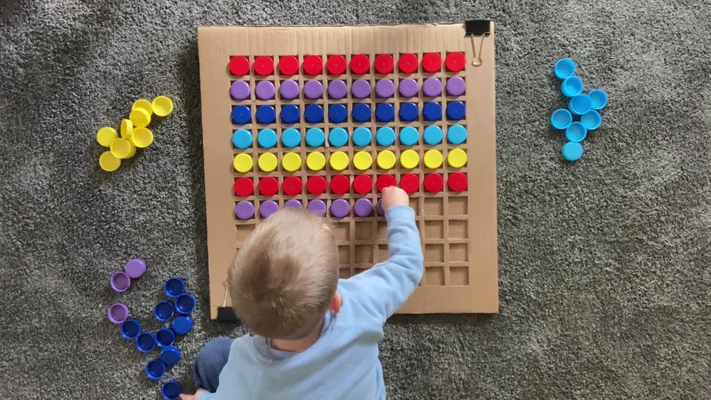 DIY Cardboard Hundreds Board for Maths — Easy Play Ideas for Kids