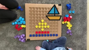 DIY Cardboard Hundreds Board for Maths — Easy Play Ideas for Kids