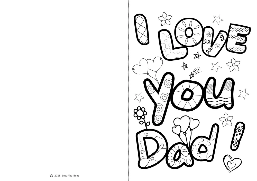 Father's Day Cards & Colouring | Create Personalised Father's Day Gifts ...