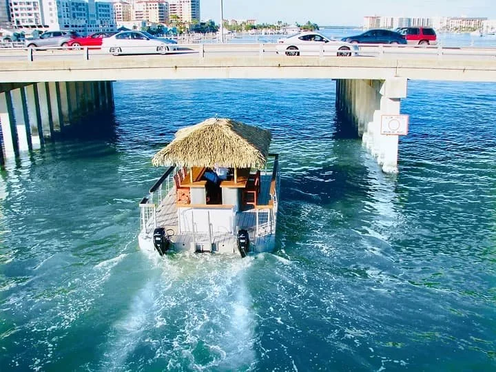 Tiki Boat Tours in Clearwater Beach Florida | Floating Tiki Bar Boat ...