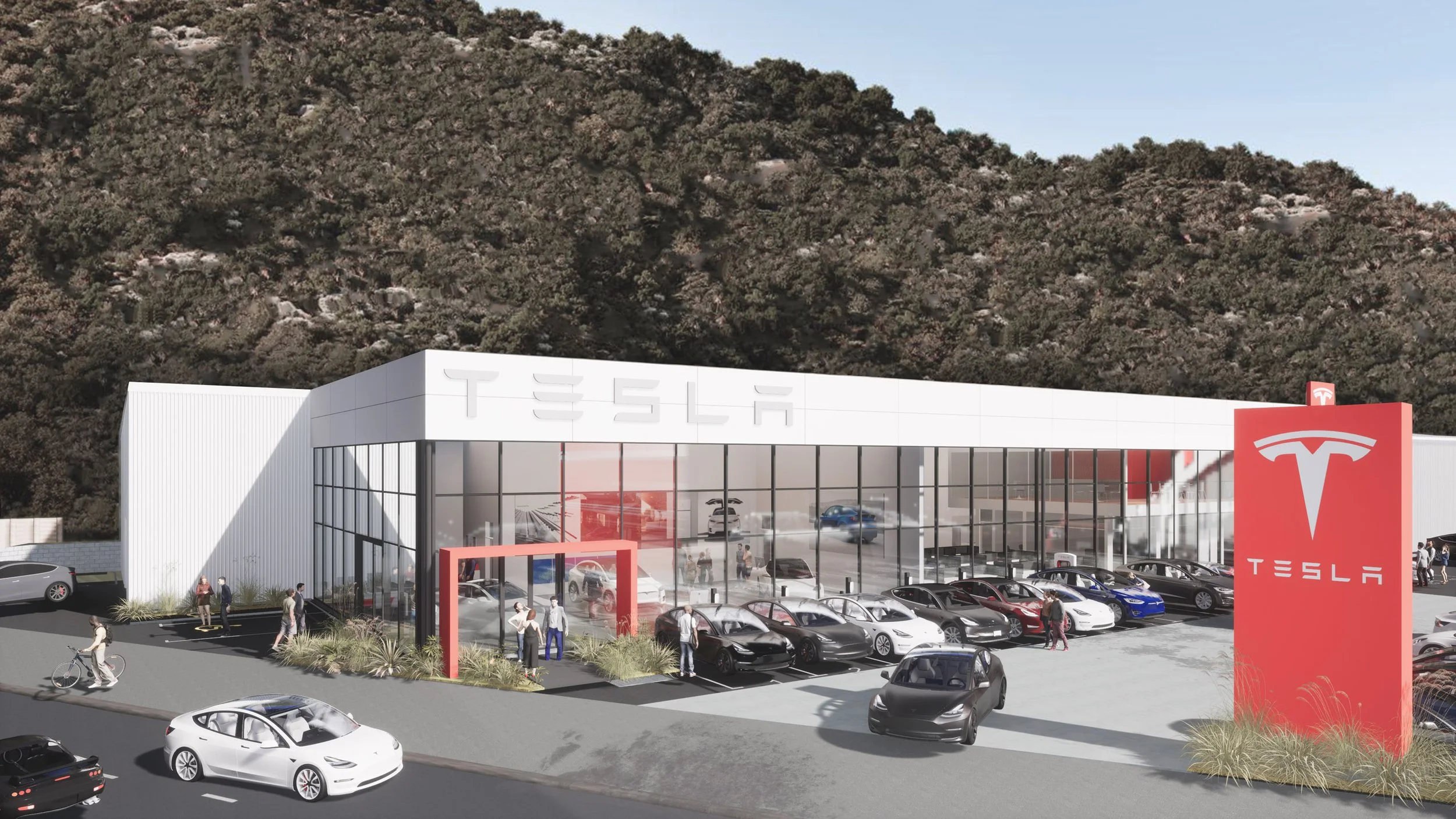 Tesla Showroom — NOVAK+MIDDLETON | Architects