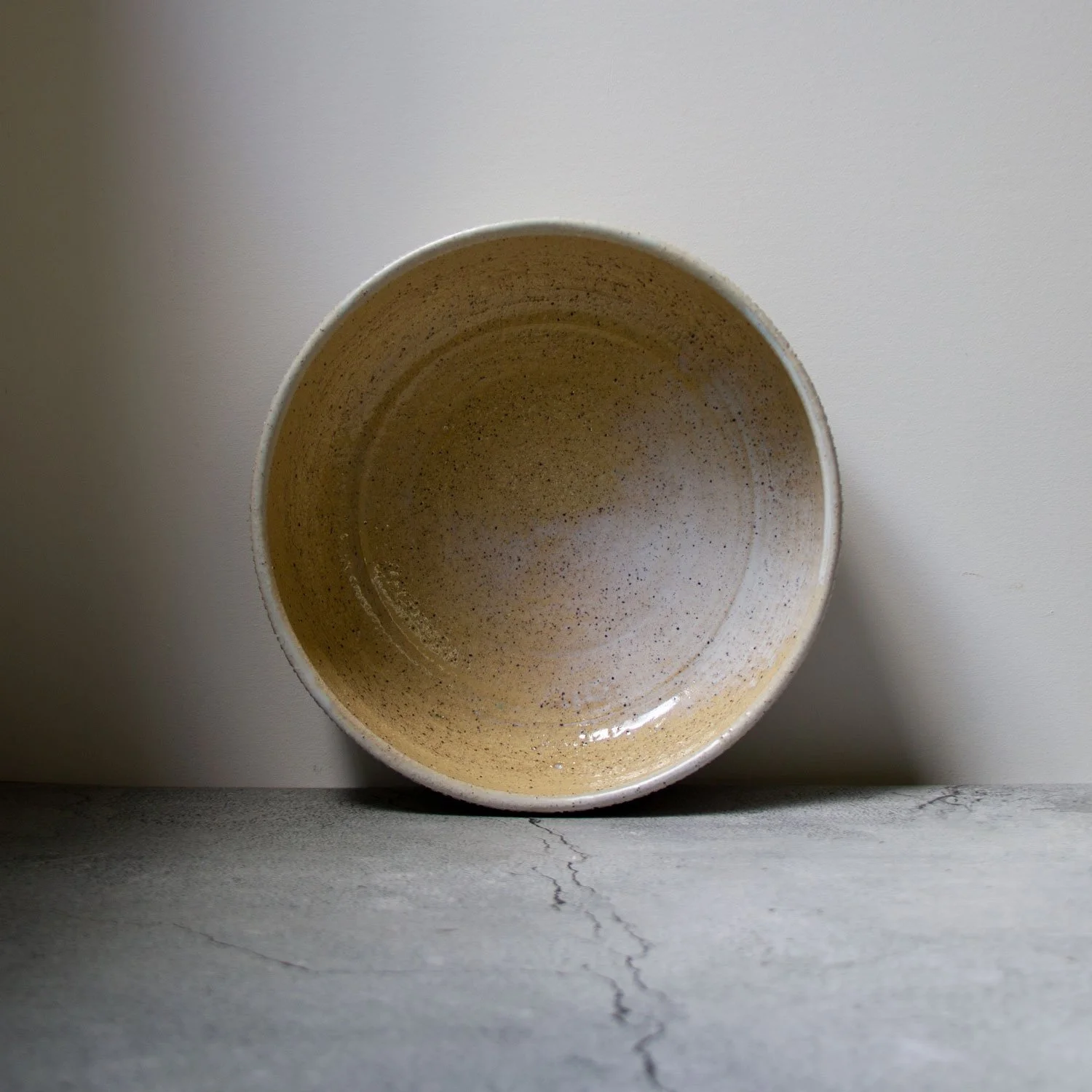 Graphite Etched Shallow Bowl — Unearthed Ceramics