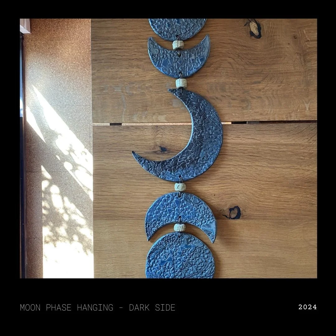 New Moon Phase Ceramic Wallhangings — Unearthed Ceramics — Unearthed ...