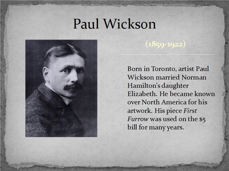 People of Historical Influence — The Paris Museum & Historical Society