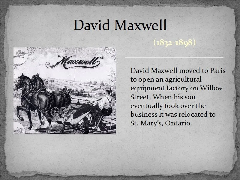 People of Historical Influence — The Paris Museum & Historical Society