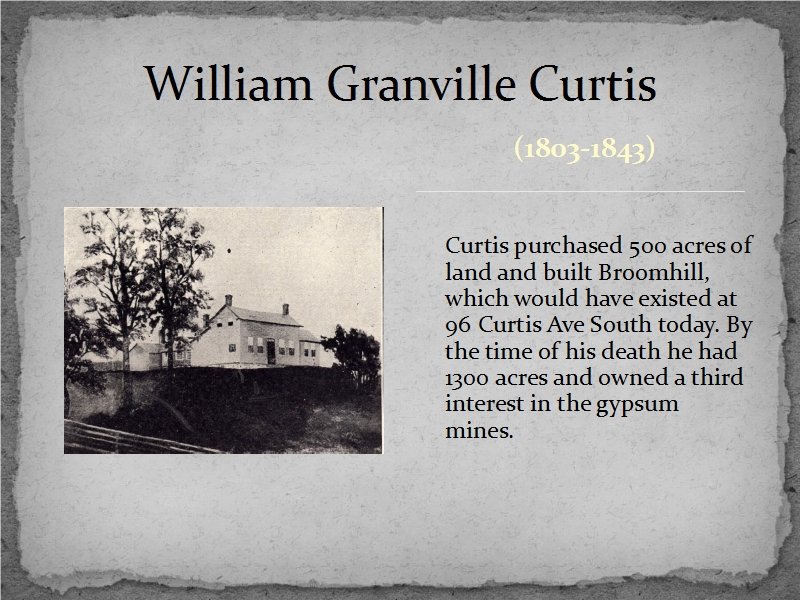 People of Historical Influence — The Paris Museum & Historical Society