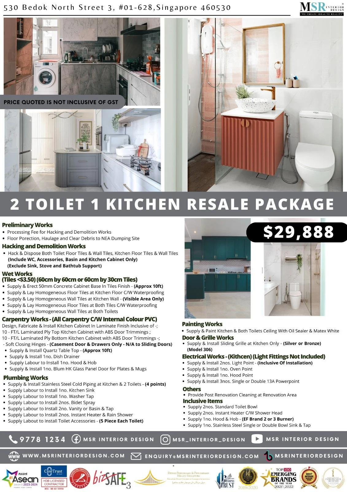 Resale Renovation Package — MSR Interior Design Pte Ltd