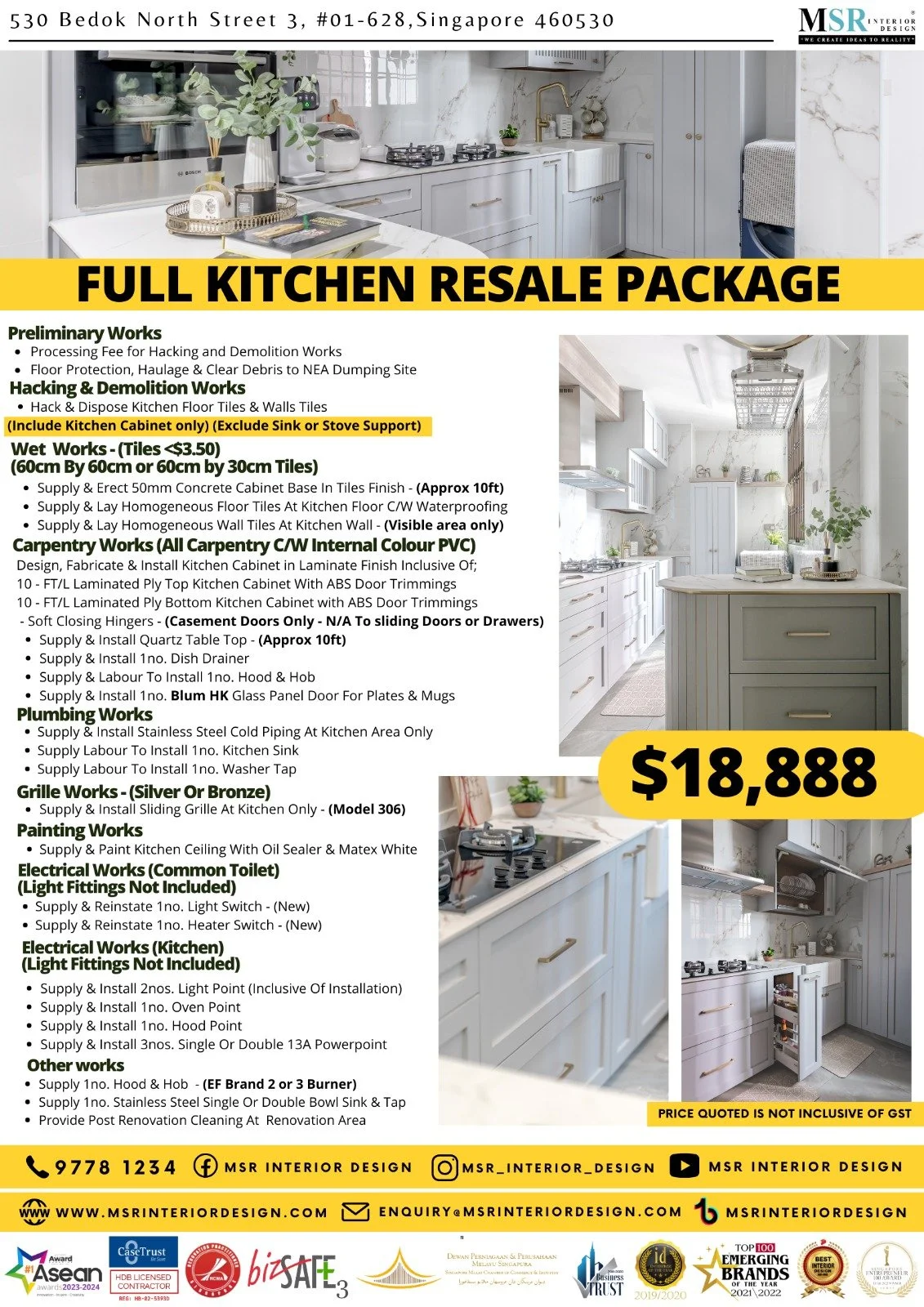 Resale Renovation Package — MSR Interior Design Pte Ltd