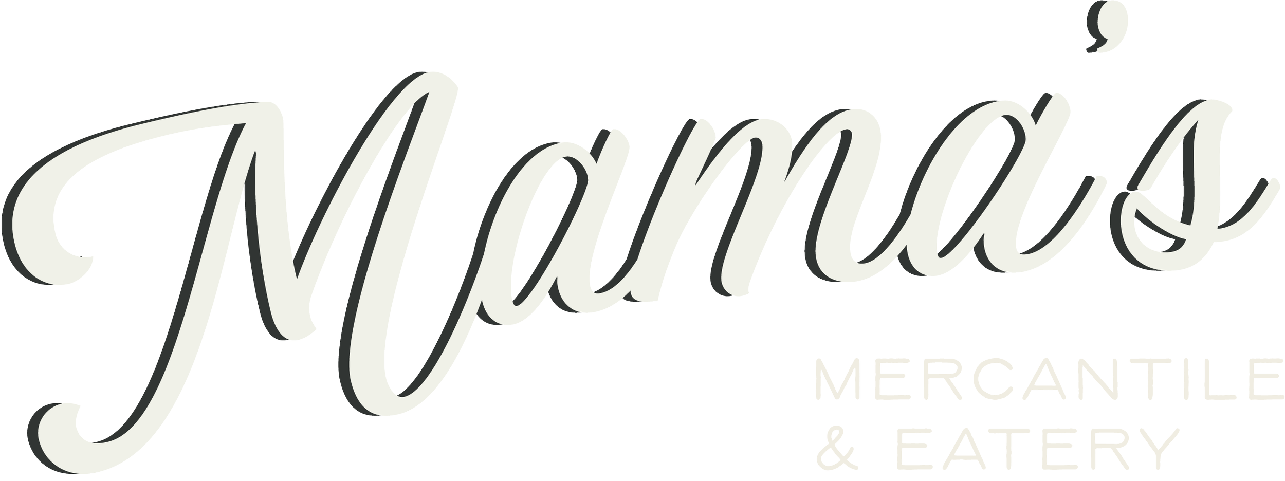 Menus — Mama's Mercantile & Eatery