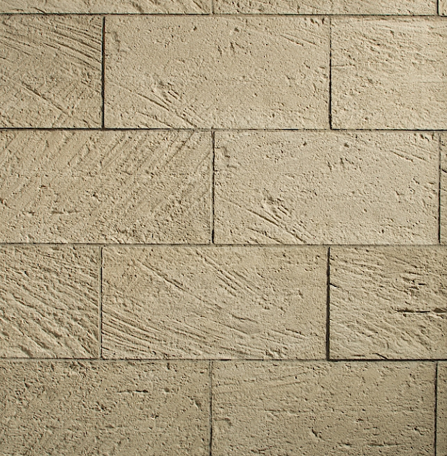 Biscuit Carved Rectangle — Brick Design