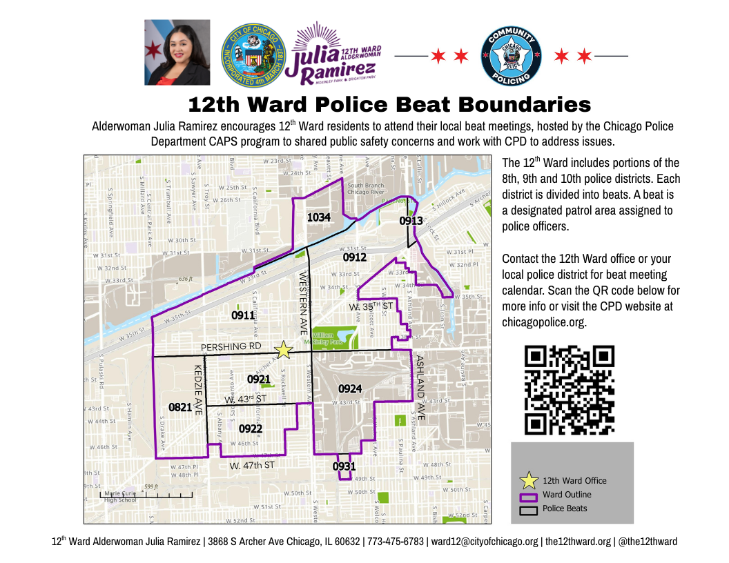 Public Safety — Julia Ramirez - 12th Ward Alderwoman