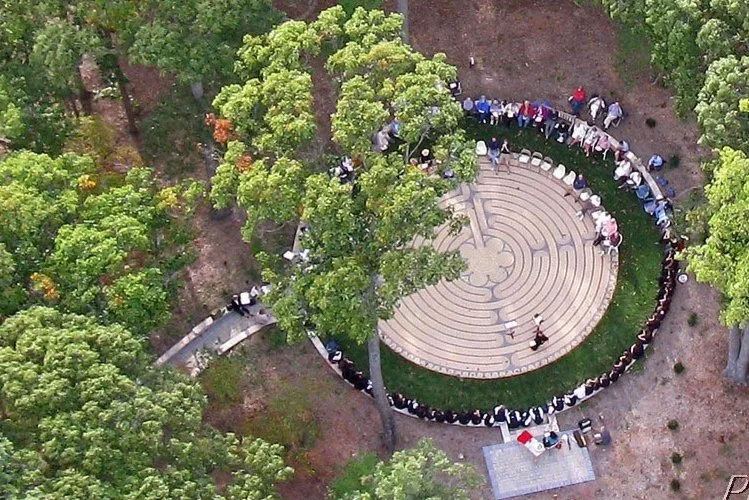Labyrinth — St. Mary's Whitechapel Lancaster, VA