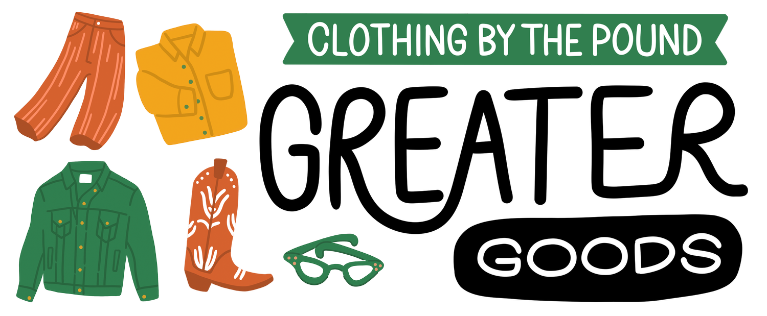 Greater Goods clothing by the pound