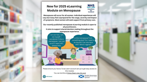 Launch of NHS Education for Scotland eLearning Module on Menopause ...