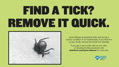 Lyme Disease PHS Poster Campaign | Community Pharmacy Scotland