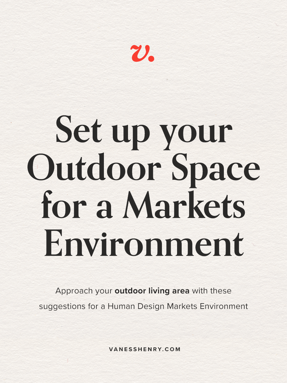 Play with your Human Design Environment Variable: Create a Markets ...