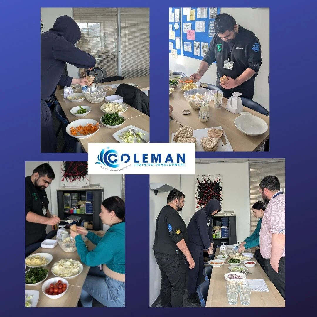 Healthy eating session. | Coleman Training Development