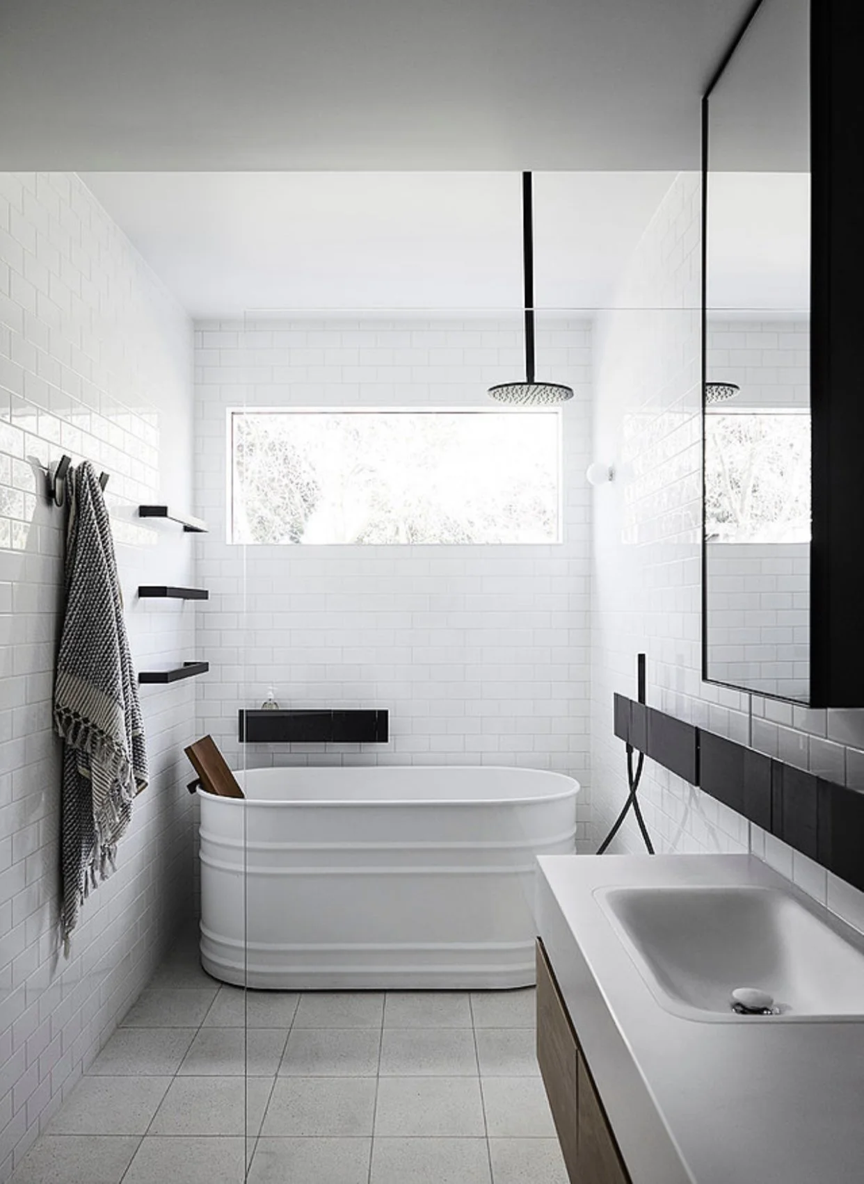 Designer Bathroom Look with Towel Rails | Towel Racks & Holders ...