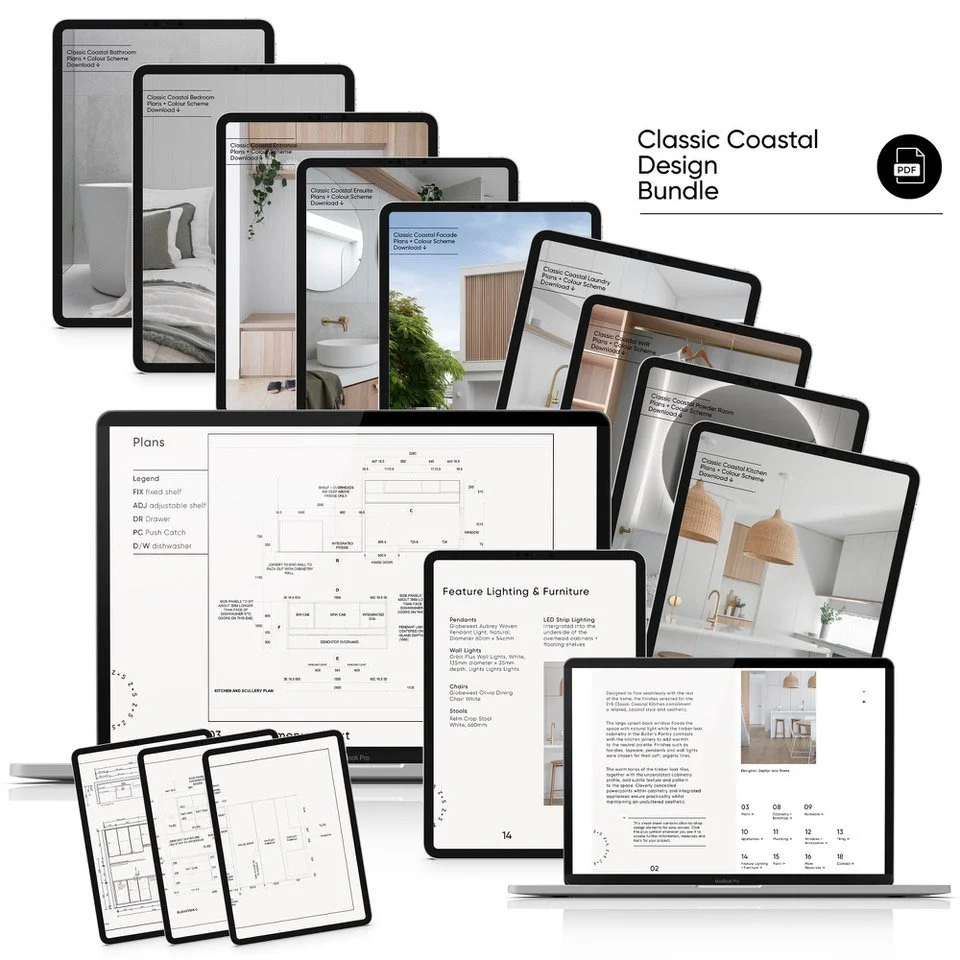 Coral House Design Bundle | Downloadable Home Remodeling Guide — Zephyr ...