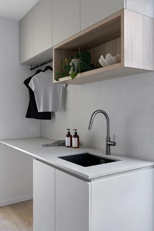 Hamptons Laundry Design Plans and Colour Scheme | Laundry Room Layout ...