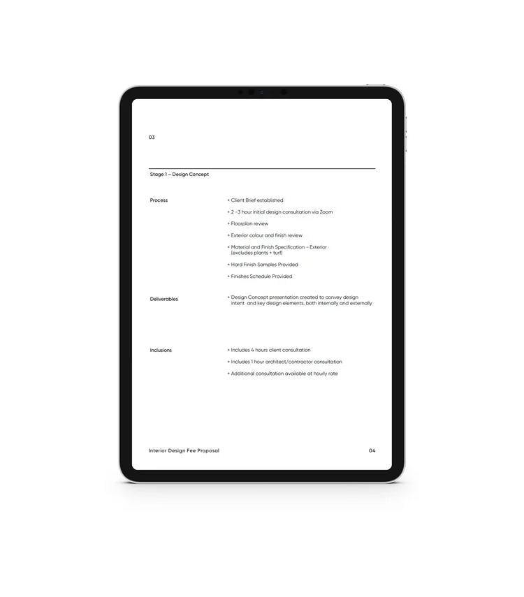 Finishes Schedule Template For Design, FF&E + Building Schedule ...